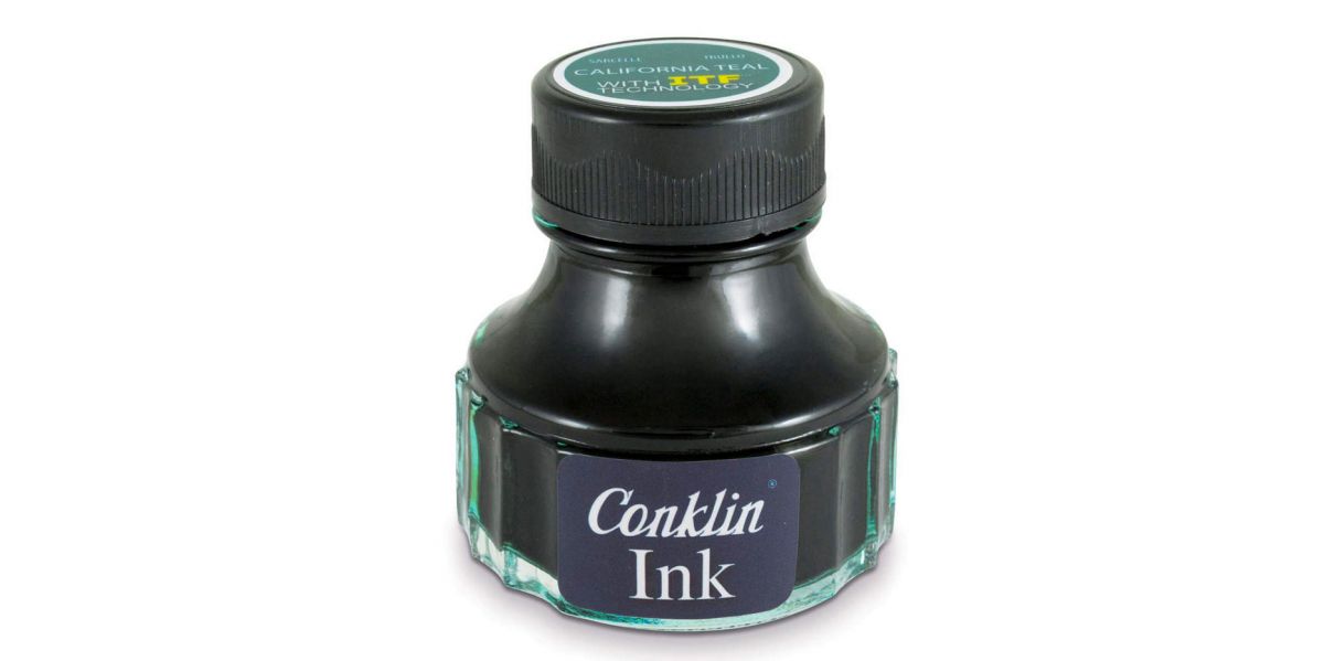 Conklin Ink Bottle 90ml California Teal