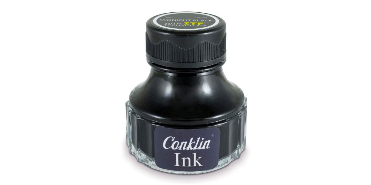 Conklin Ink Midnight Black Bottle 90ml Fountain Pen Ik