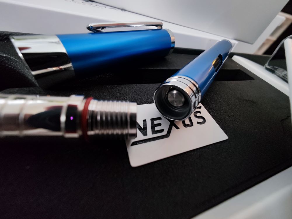 Diplomat Nexus Blue & Chrome Fountain Pen Steel Nib