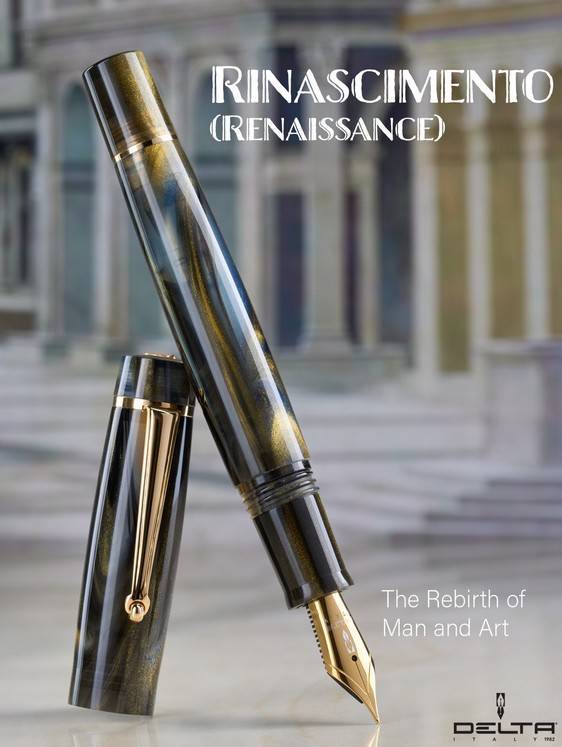 Delta Renaissance Signs of The Time Ltd Ed Fountain Pen