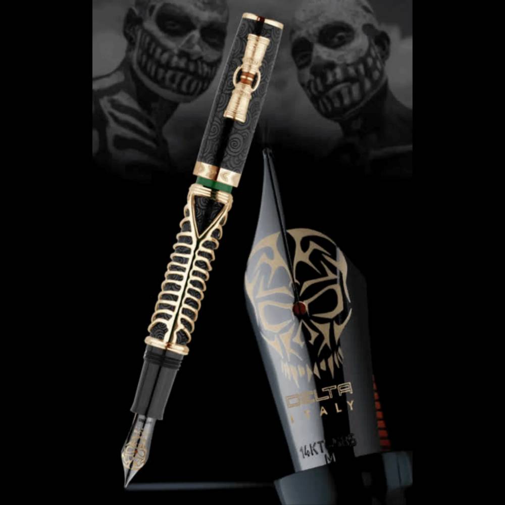 Delta Indigenous People Simbu Ltd Edition Gold Trim Fountain Pen