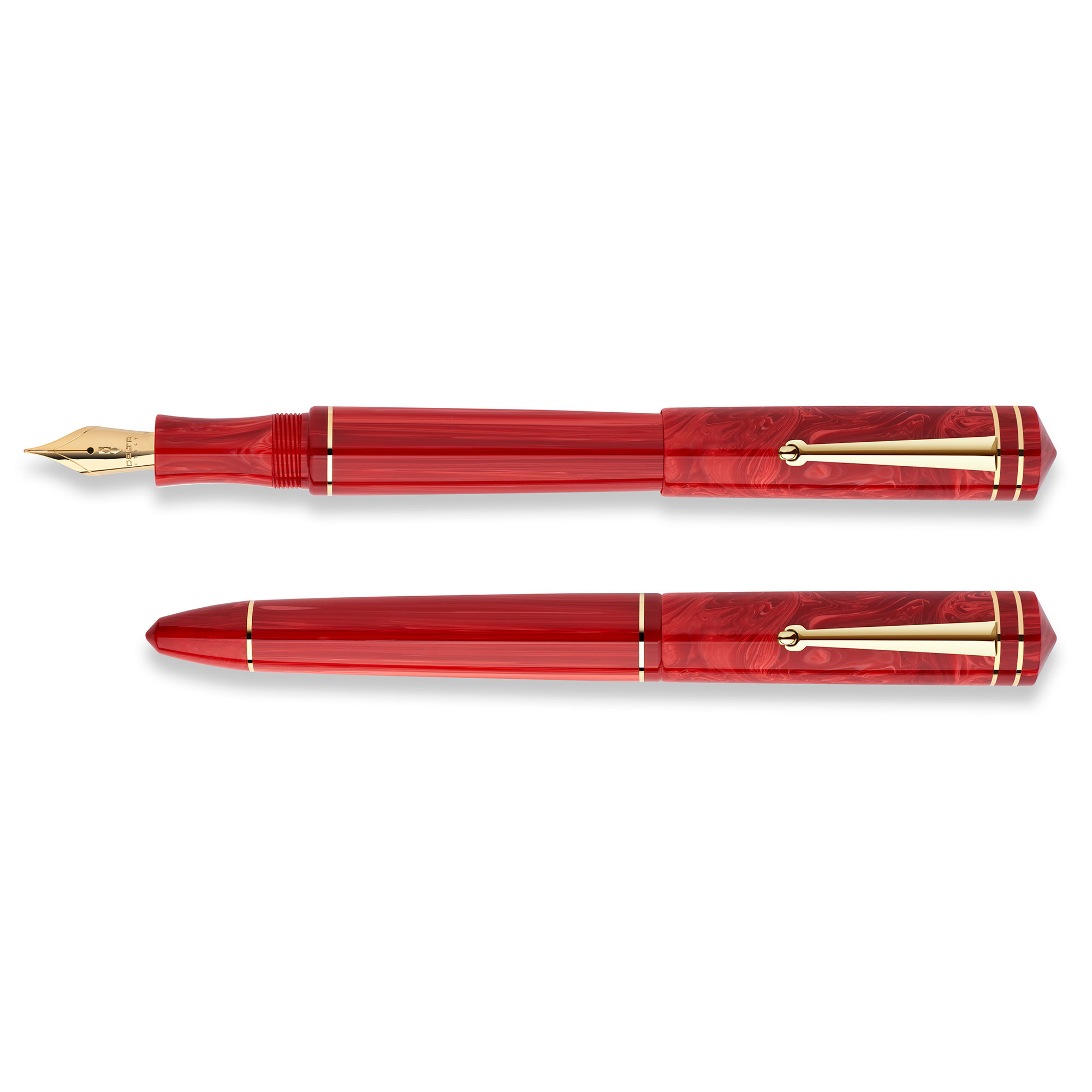 Delta Write Balance Red Collection Fountain Pen