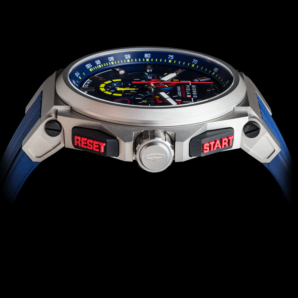 Giorgio Piola Watch STRAT-3 - BLUE LTD SPORT CHRONO WATCH