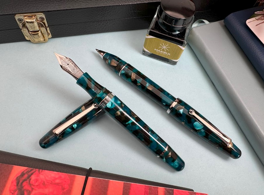 Miaora Ultra Ogiva Ti22 #8 Nib Teti Goddess of The Sea Fountain Pen