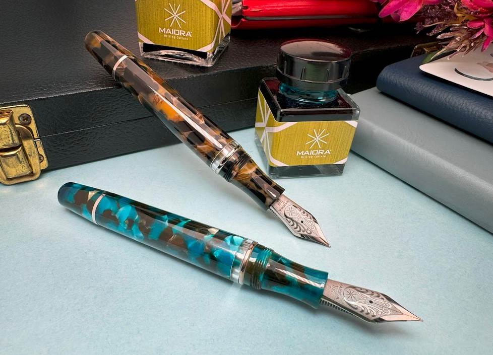 Miaora Ultra Ogiva Ti22 #8 Nib Teti Goddess of The Sea Fountain Pen