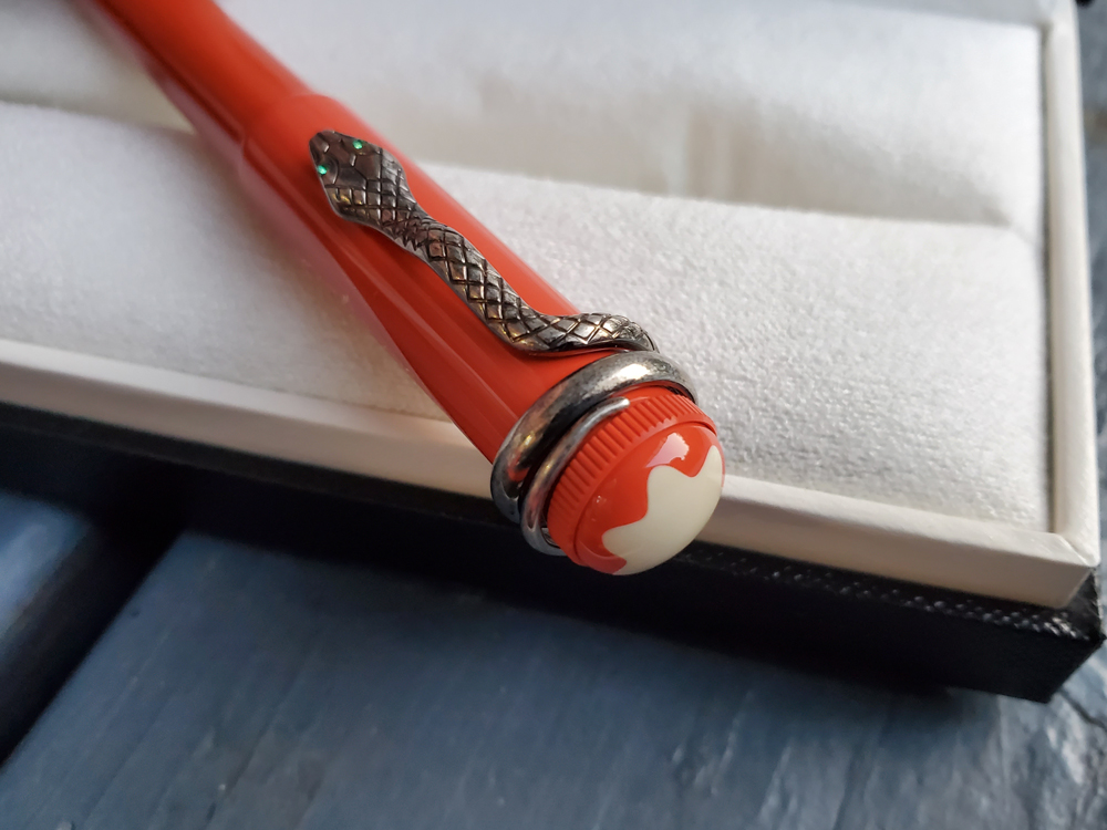 Montblanc Heritage Collection Rouge et Noir Snake Coral Ballpoint Pen