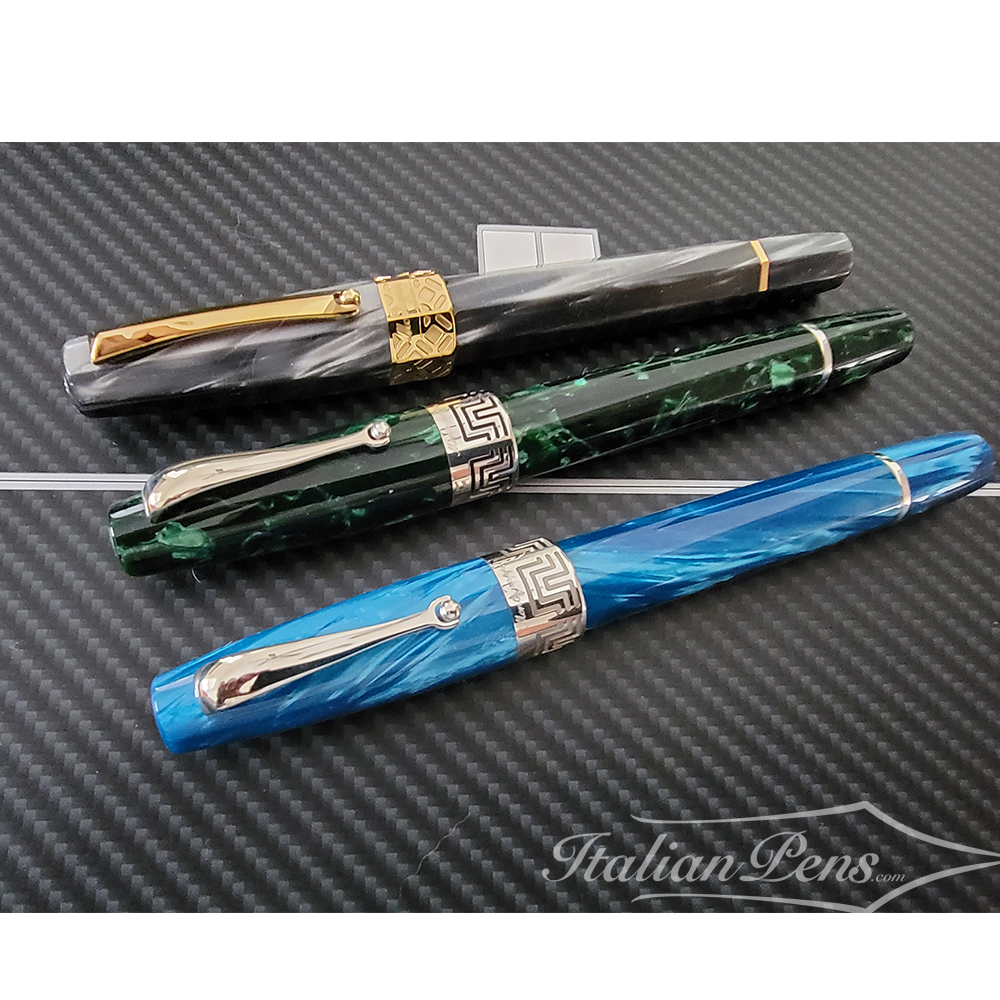 Montegrappa Extra Animalia Malachite Celluloid Fountain Pen