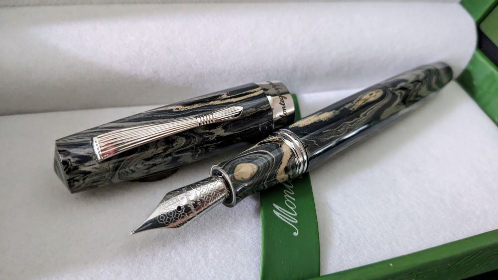 Montegrappa Elmo Ebonite Grey Bespoke Collection Fountain Pen