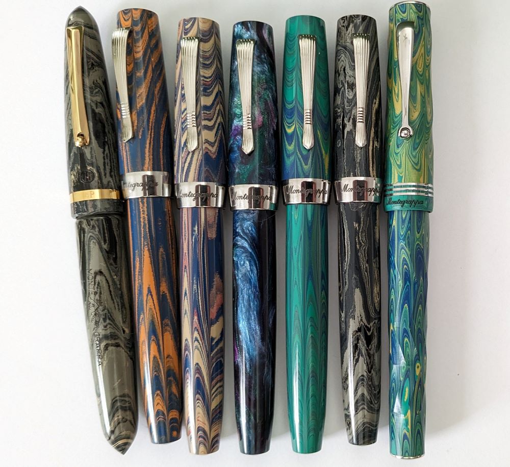 Montegrappa Elmo Ebonite Grey Bespoke Collection Fountain Pen