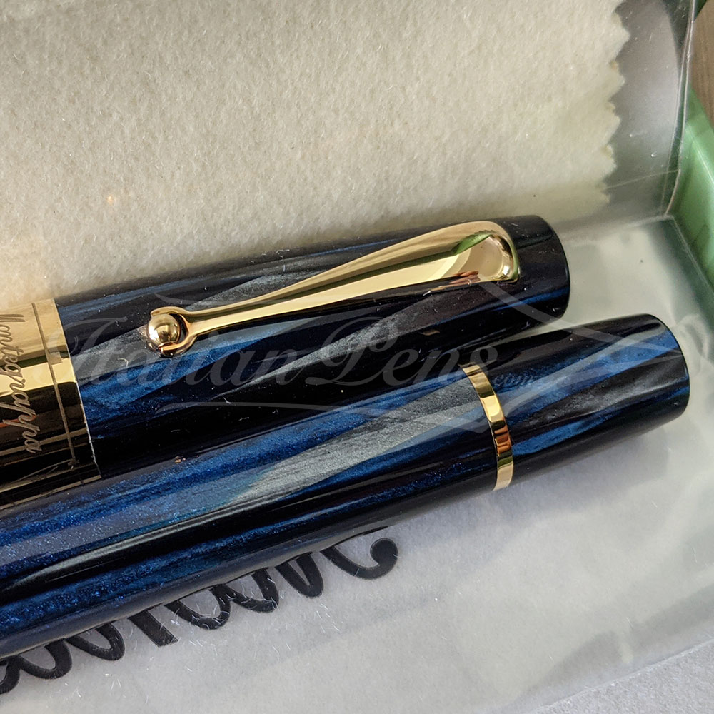 Montegrappa Extra A Vespucci Butterfly Gold Trim Celluloid Fountain Pen