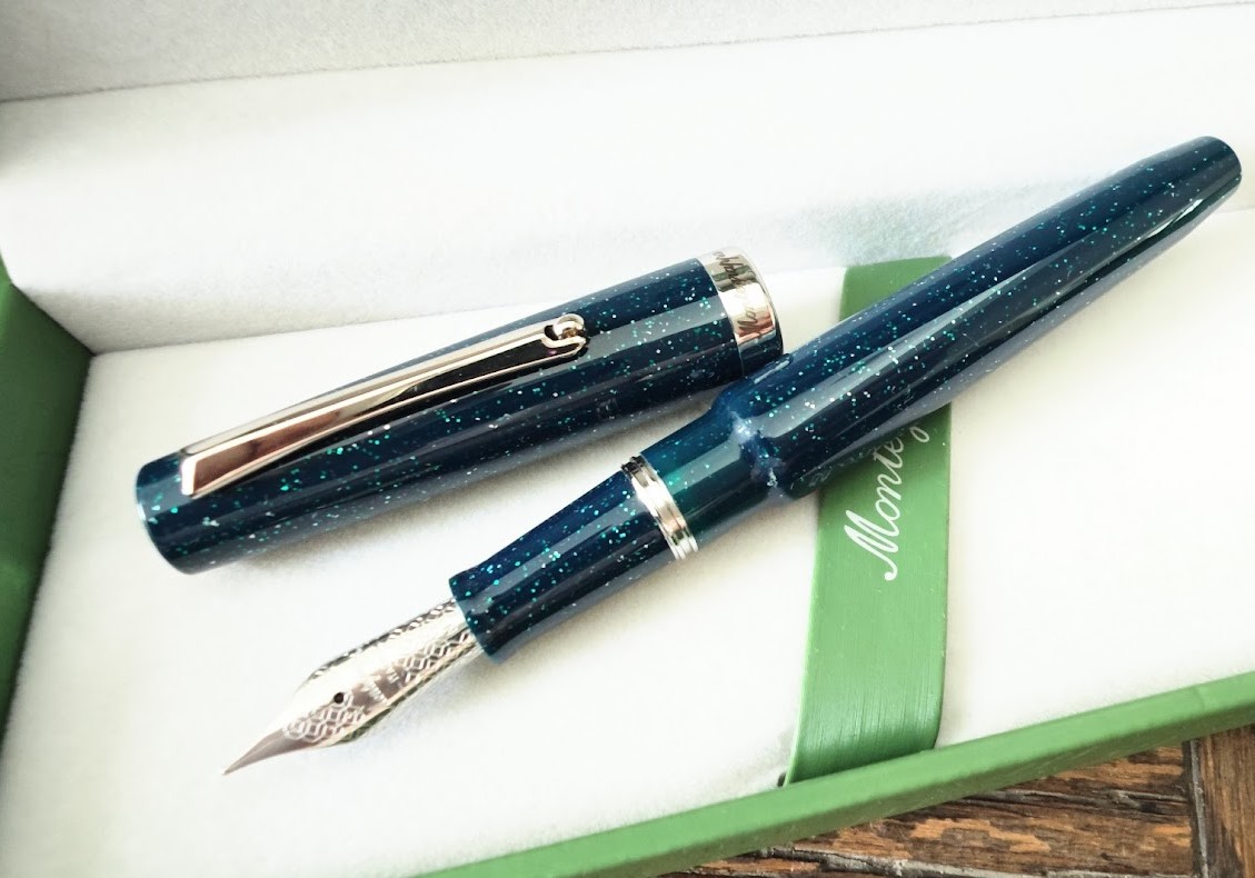 Montegrappa Tarvisium Green Petrol Fountain Pen