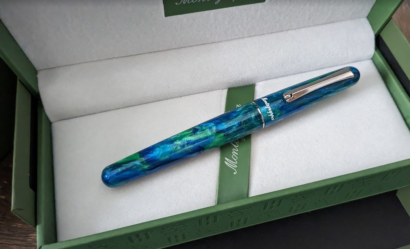 Montegrappa Elmo Bespoke Neptune Fountain Pen Only Made One Pen