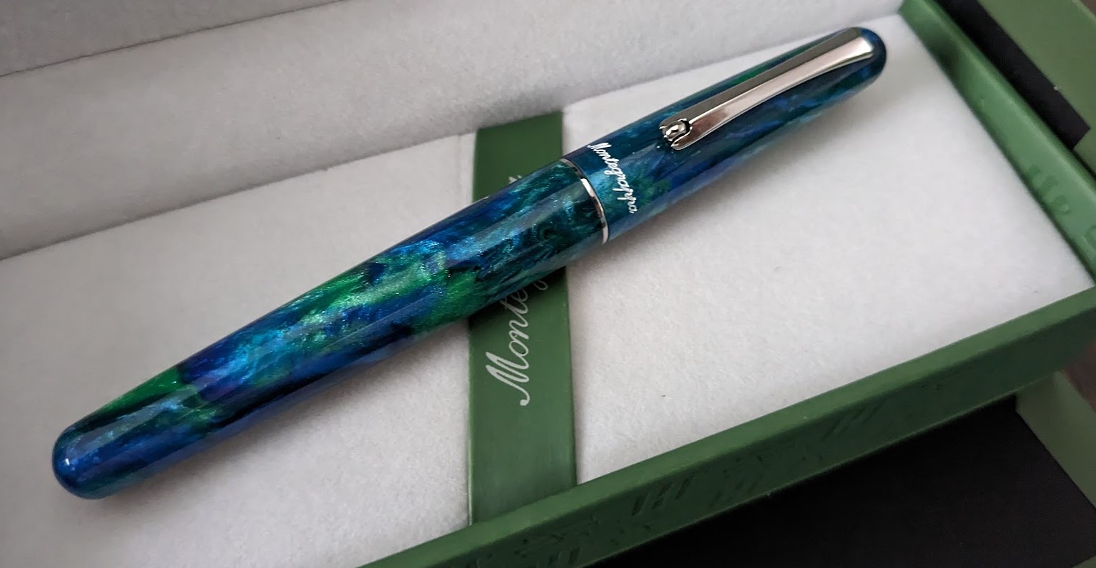 Montegrappa Elmo Bespoke Neptune Fountain Pen Only Made One Pen