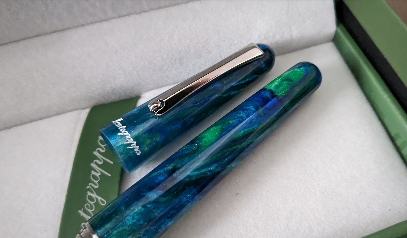 Montegrappa Elmo Bespoke Neptune Fountain Pen Only Made One Pen