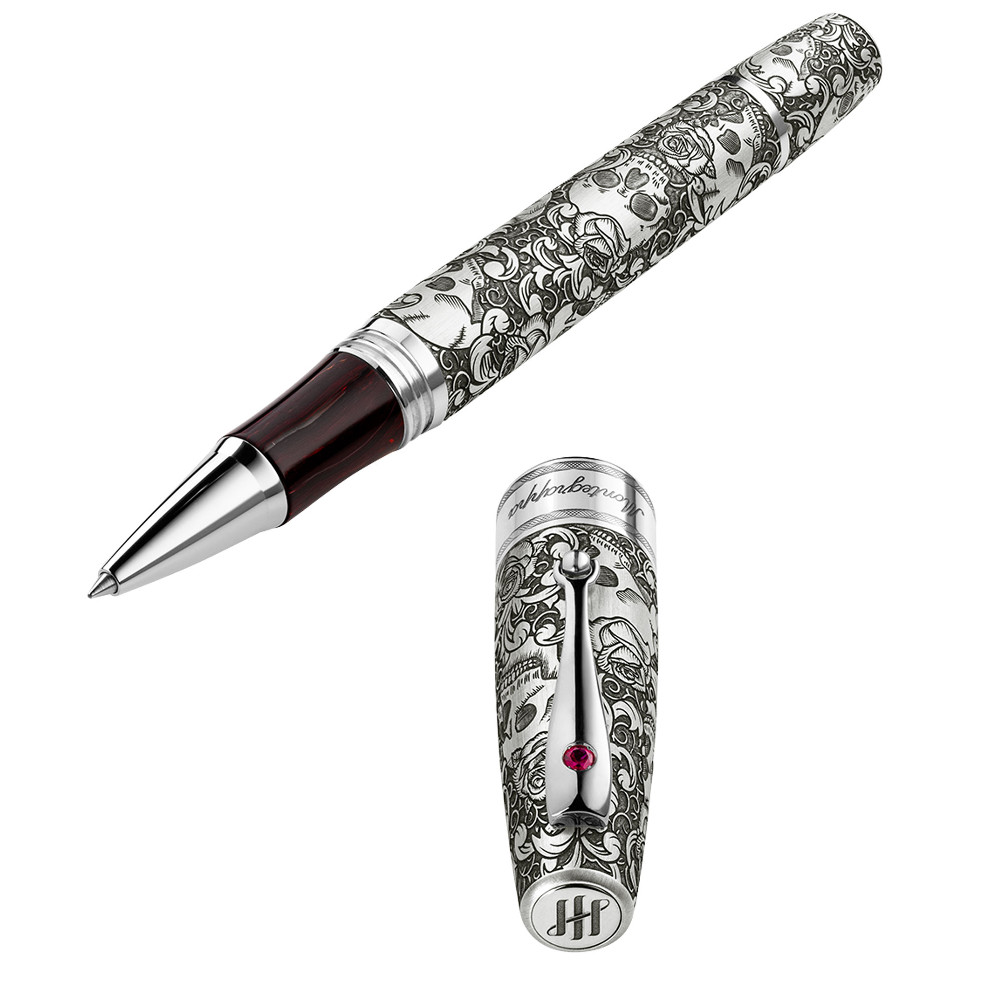 Montegrappa Skulls & Roses Rollerball