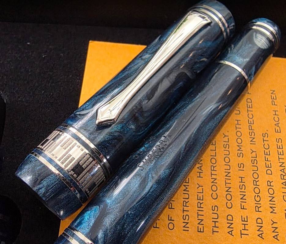 Nettuno Superba Blue Mamba Suspended Animation Ltd Edition 38 Fountain Pen