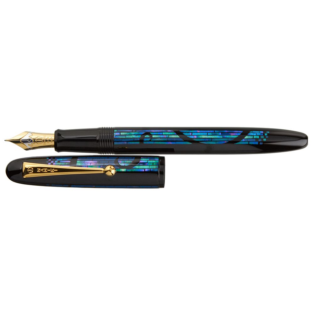 Pilot Namiki Yukari Nightline Moonlight Maki-e Raden Fountain Pen