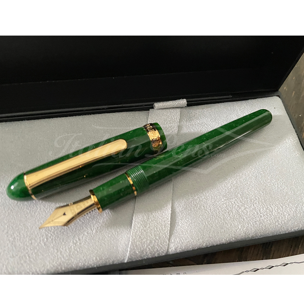 Platinum 3776 Celluloid Jade Fountain Pen