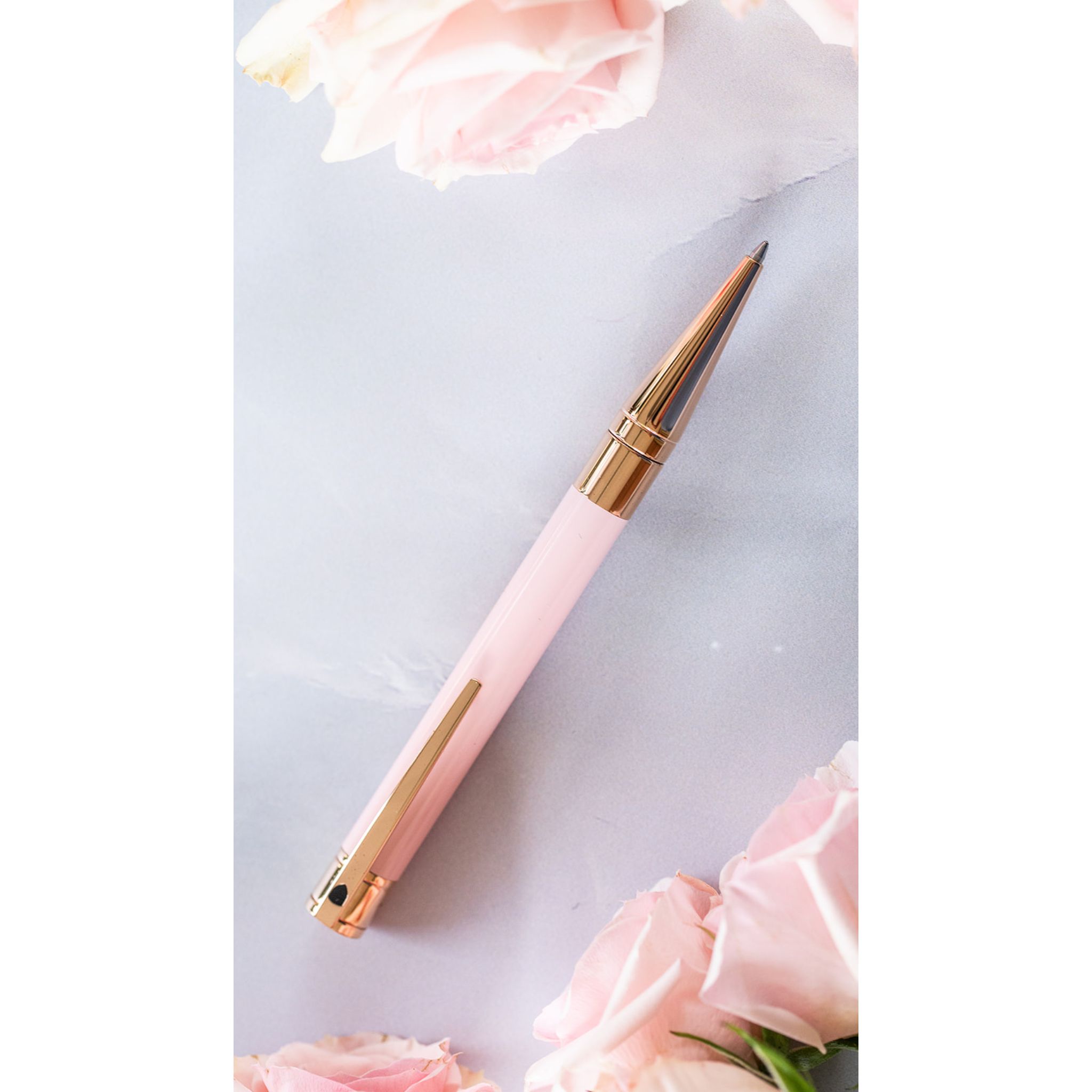 S.T. Dupont D-Initial Pastel Collection Pastel Pink with rose gold ...