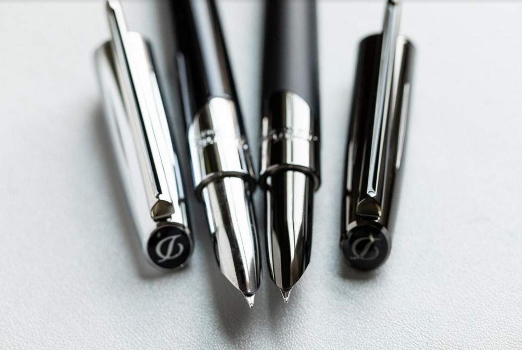 S T Dupont Defi Millennium Matte Black with Gun Metal Trim Fountain Pen ...