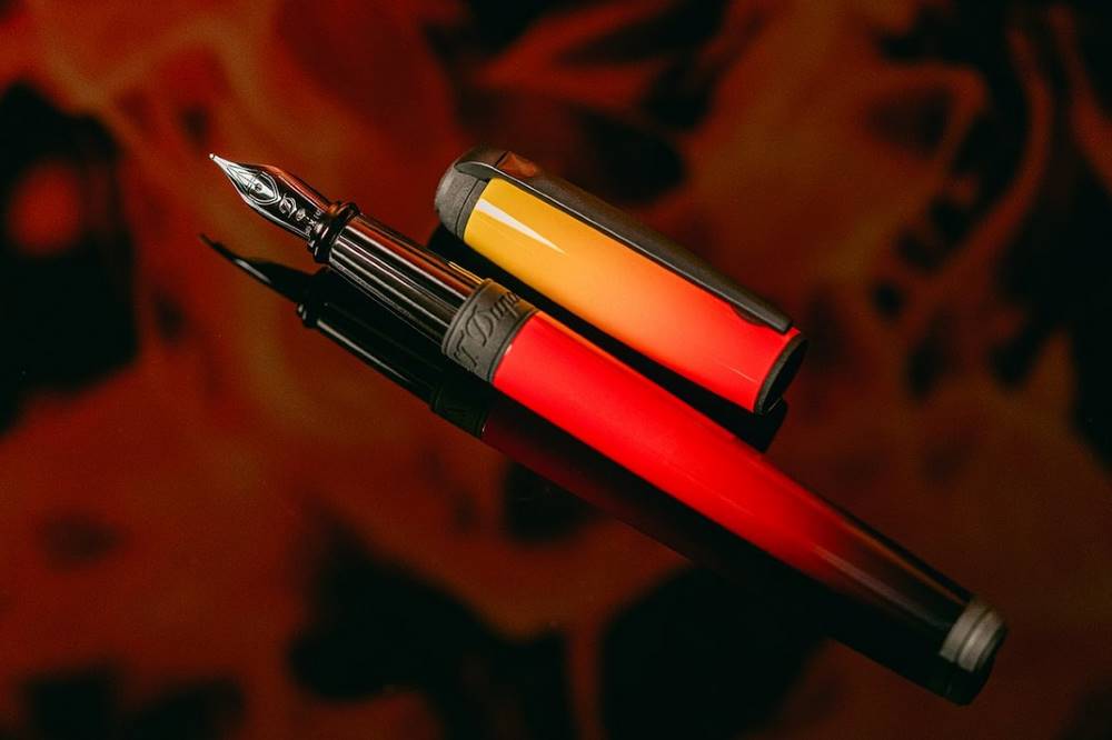 S.T. Dupont Line D Large Gradient La Mer Flamme FP or RB