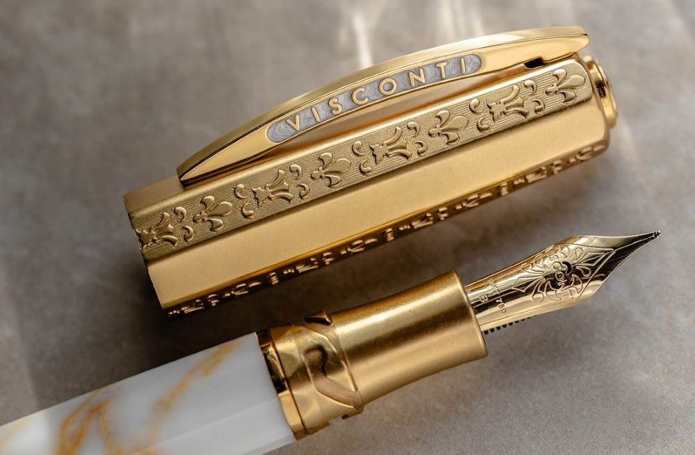 Visconti Il Magnifico Calacatta Gold Ltd Ed Fountain Pen