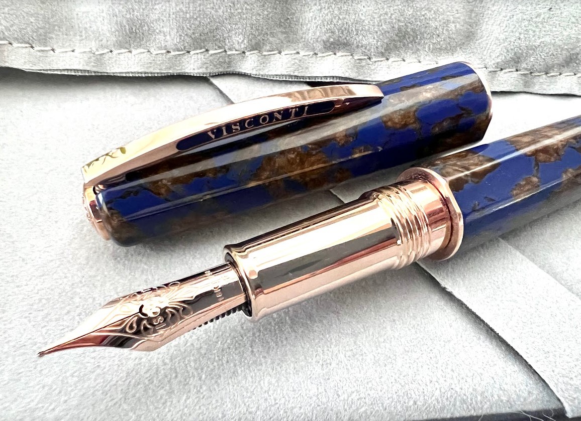 Visconti Caesar Firenze Gold Rose Limited Edition Celluloid Fountain Pen
