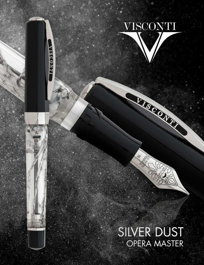 Visconti Opera Silver Dust Ltd Edition Fountain Pen