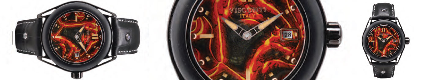 Visconti Lava Watch Emotion Red