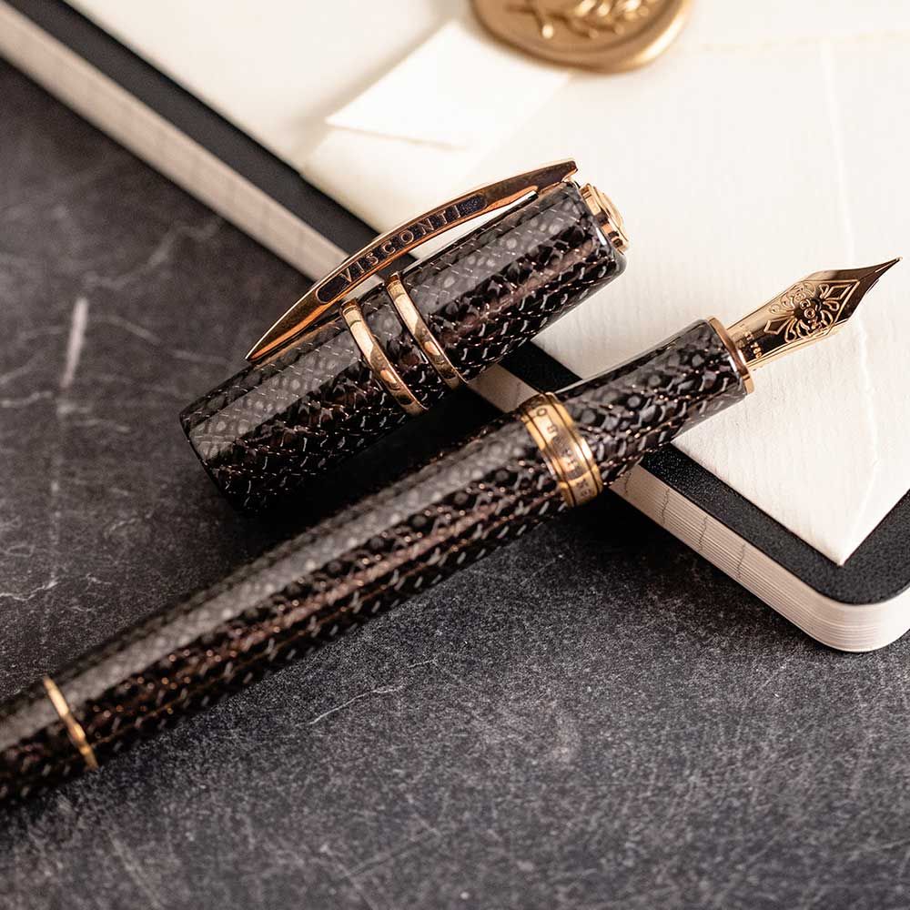 Visconti Homo Sapiens Ember Fountain Pen