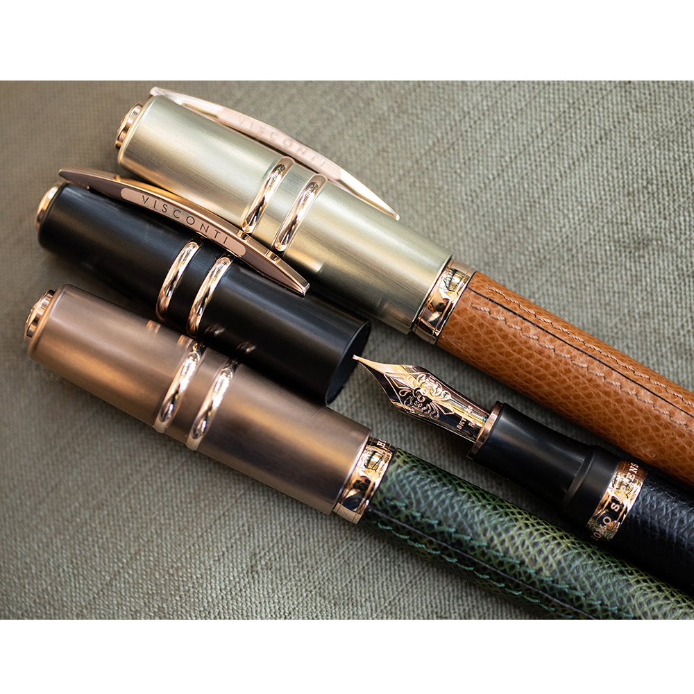 Visconti Homo Sapiens Dual Touch Cognac Fountain Pen
