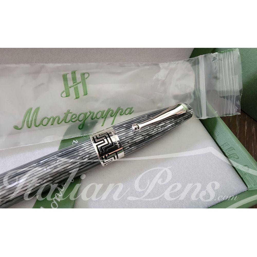 Montegrappa Extra 1930 Shiny Lines Celluloid Fountain Pen #01/35