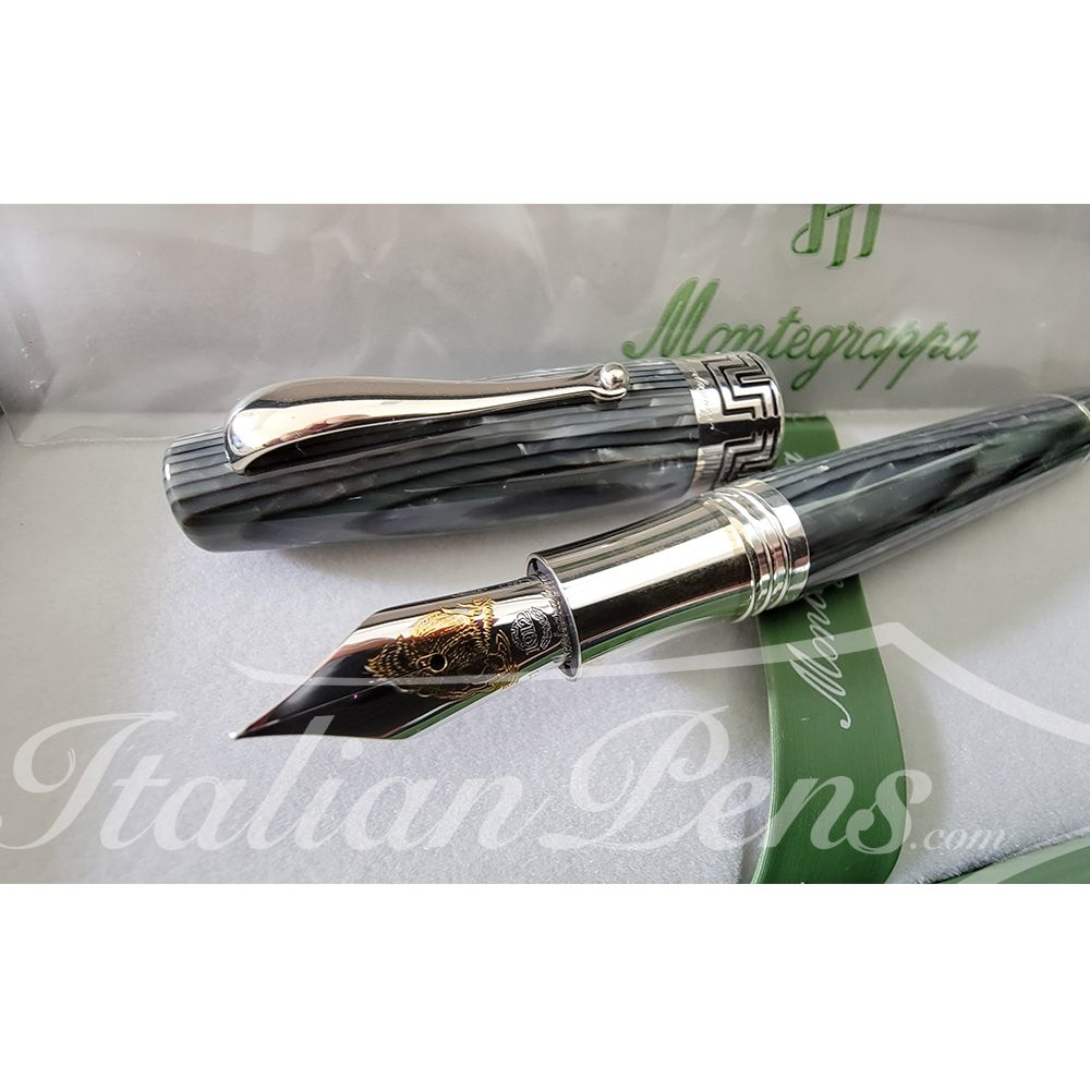 Montegrappa Extra 1930 Shiny Lines Celluloid Fountain Pen #01/35